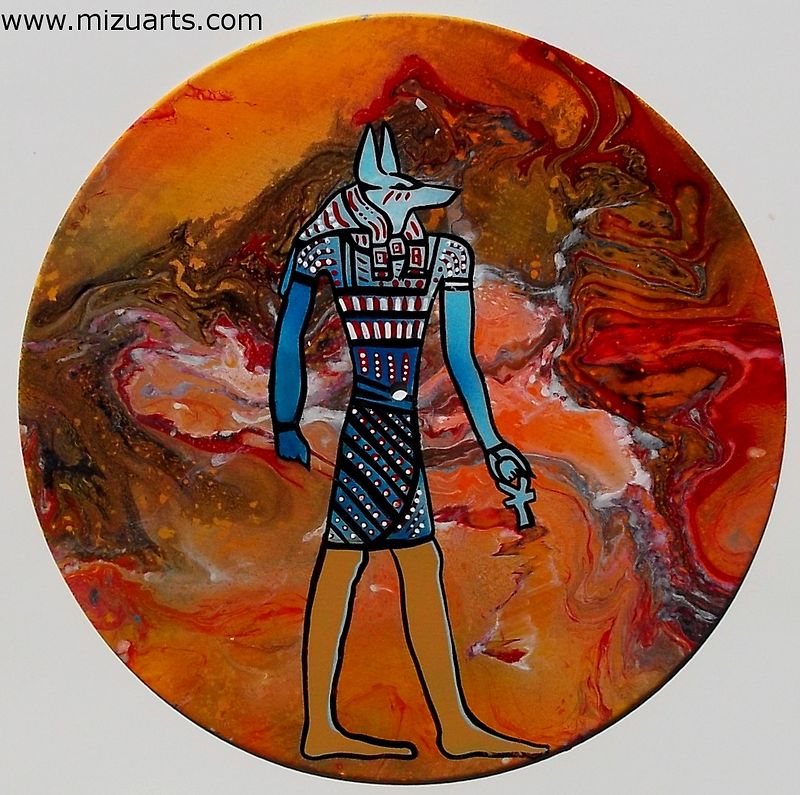 Anubis - Mr. Mizu - Loud Paintings & Colorful Music - Denver Colorado