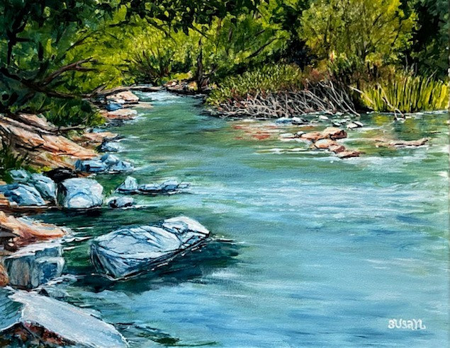 Blue Rocks - Susan Hohwiesner - Artist