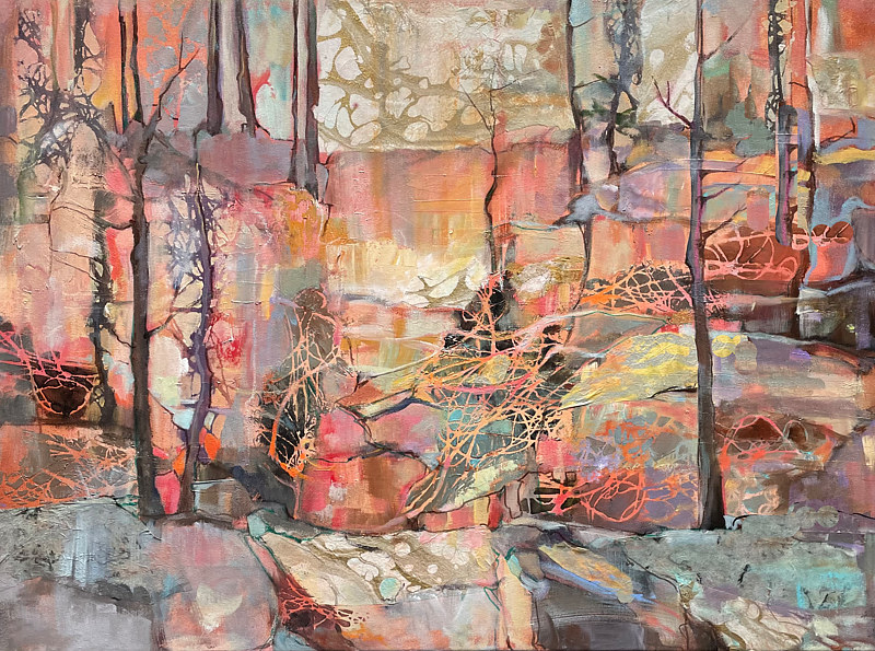 Interconnected - Marty Husted Contemporary Paintings