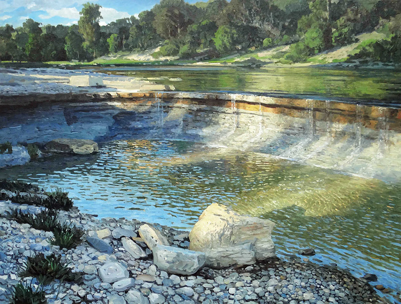 Botkin Ranch #3 , 36" x 48", 2013, oil on canvas - David Caton