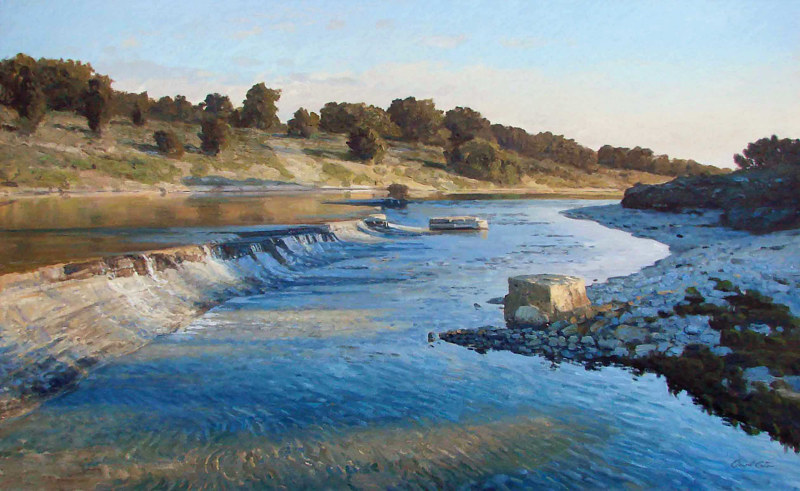 Botkin Ranch #4, 32" x 48", 2010, oil on canvas - David Caton