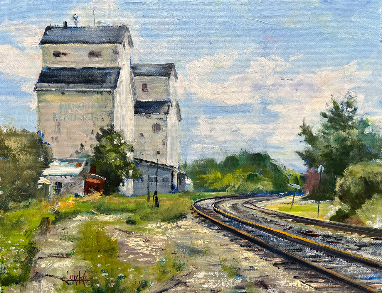 Power Grain Elevators - James Lutzko - Artist