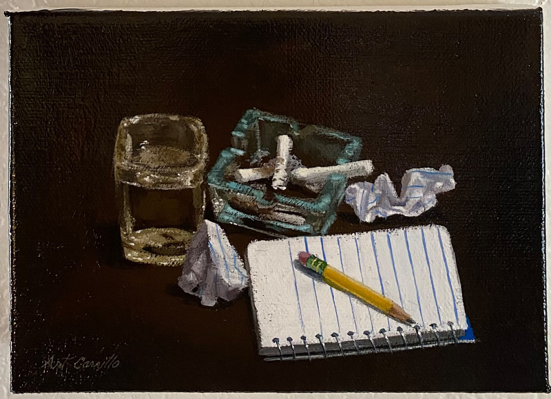 When He Wrote - Art Carrillo - Artist