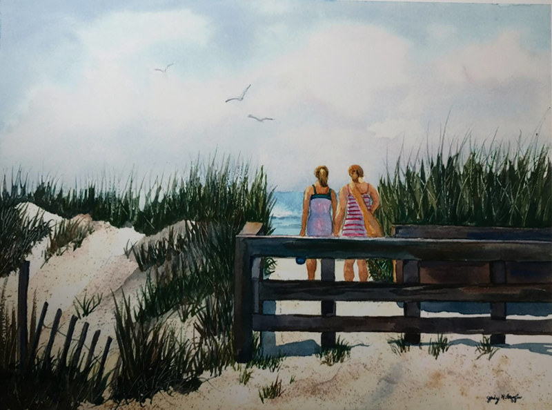 - Original watercolors by Judy H. Fowler