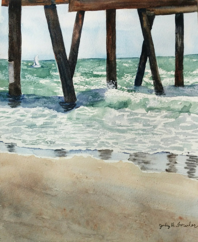 - Original watercolors by Judy H. Fowler