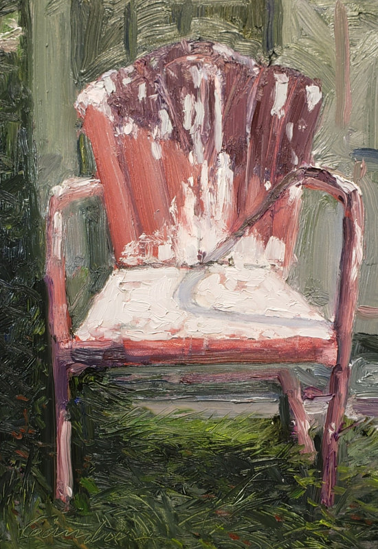 Asseyez-vous 11x14 ooil - Michael Gaudreau - Artist