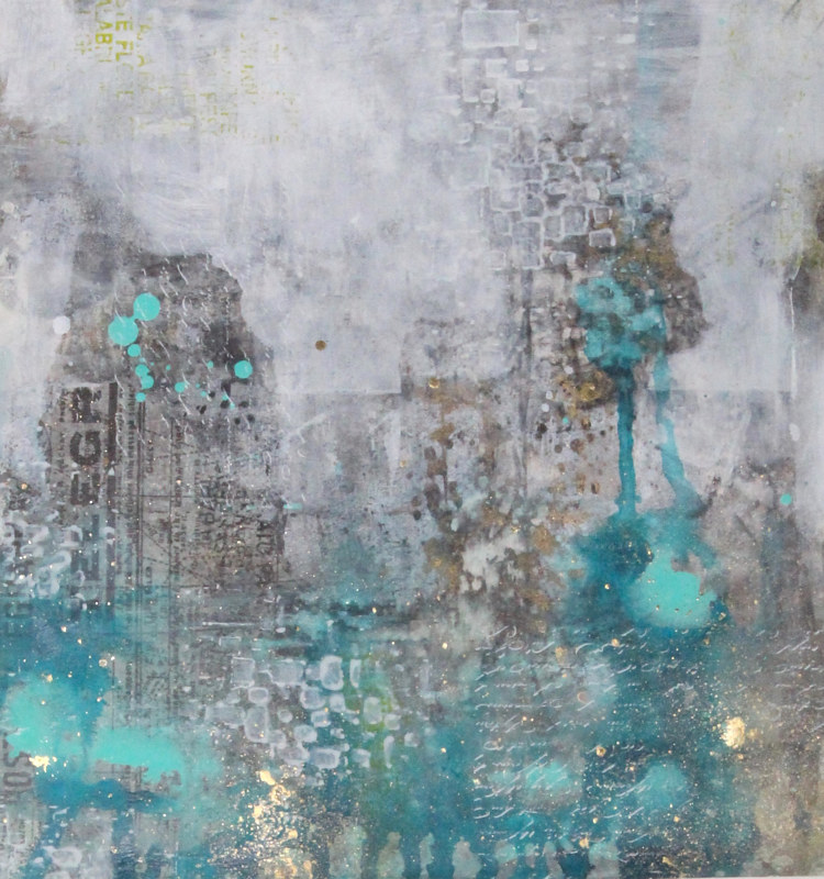 April Showers 1 - Laura Spring - Modern Art