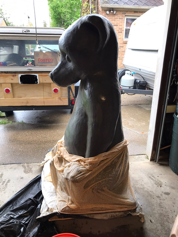 Large bear for East Jordan Art Pathway - Leanne Schnepp - Crooked Toe ...