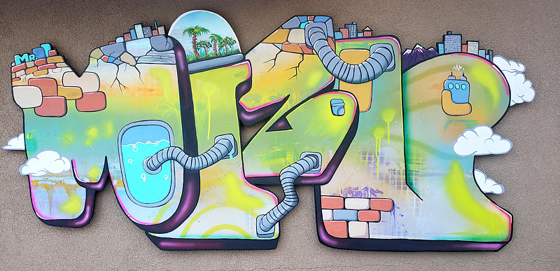 Mr. Mizu - Mr. Mizu - Loud Paintings & Colorful Music - Denver Colorado