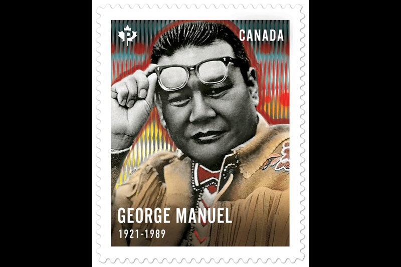 george-manuel-stamp-canadapost - Tania Willard