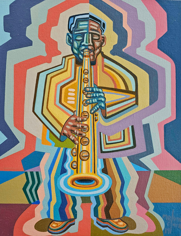 "New World Band" - Melvin Clark - Fine Artist