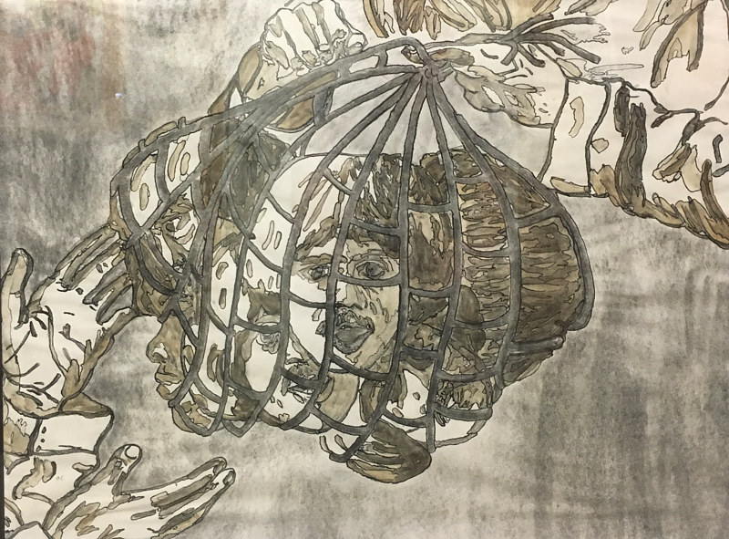 Self-Portrait Six Times - Barry Scanlan - Art