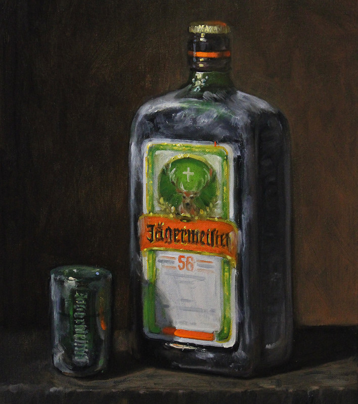 "Jagermeister" Canvas Print - Noah Verrier - Oil Paintings