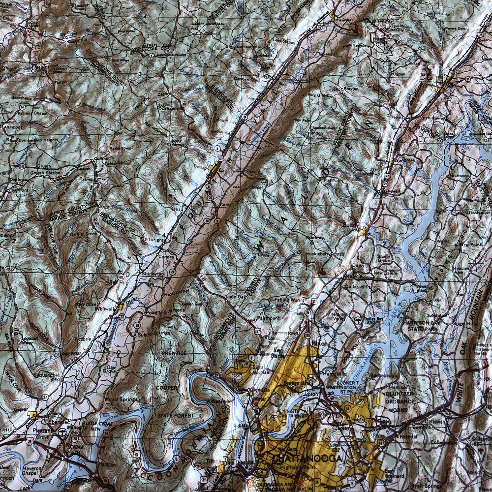 Cumberland Gap 3D Map - Mark M Garrett