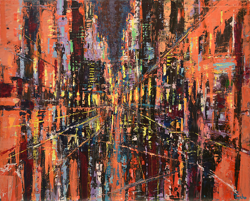 City in Orange - DAVID TYCHO | artist
