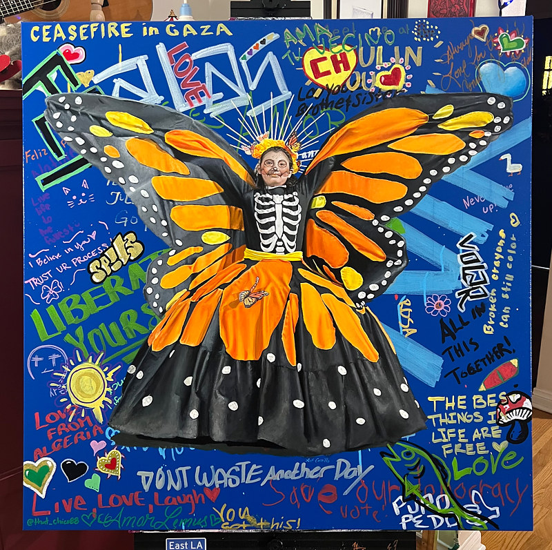 MARIPOSA QUEEN - Art Carrillo - Artist