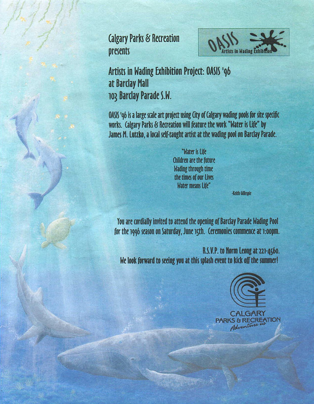 Oasis Invitation - James Lutzko - Artist