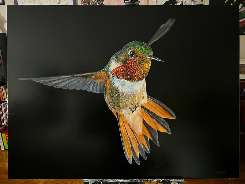 THE HUMMINGBIRD - Art Carrillo - Artist