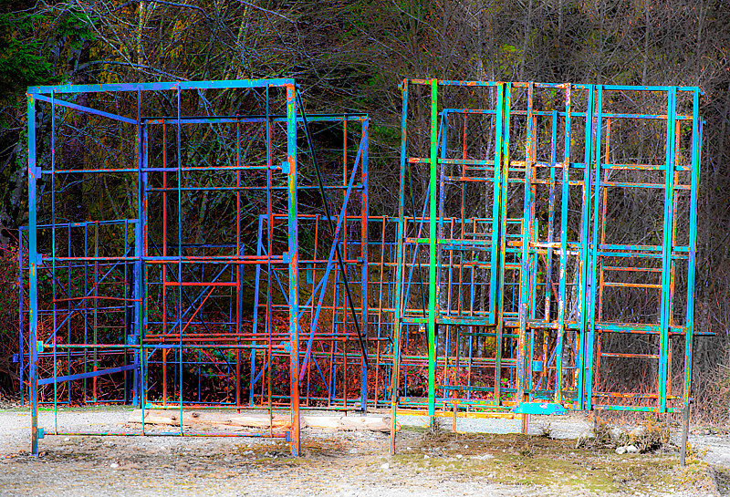 Nature, with Colorful Framing Devices - hunter madsen . . beauty and chaos