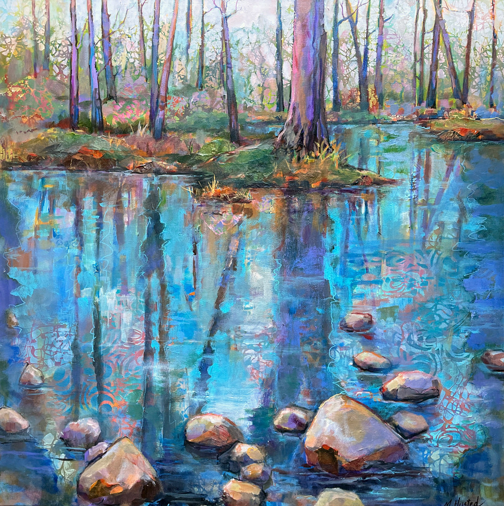Liquid Pool - Marty Husted Contemporary Paintings