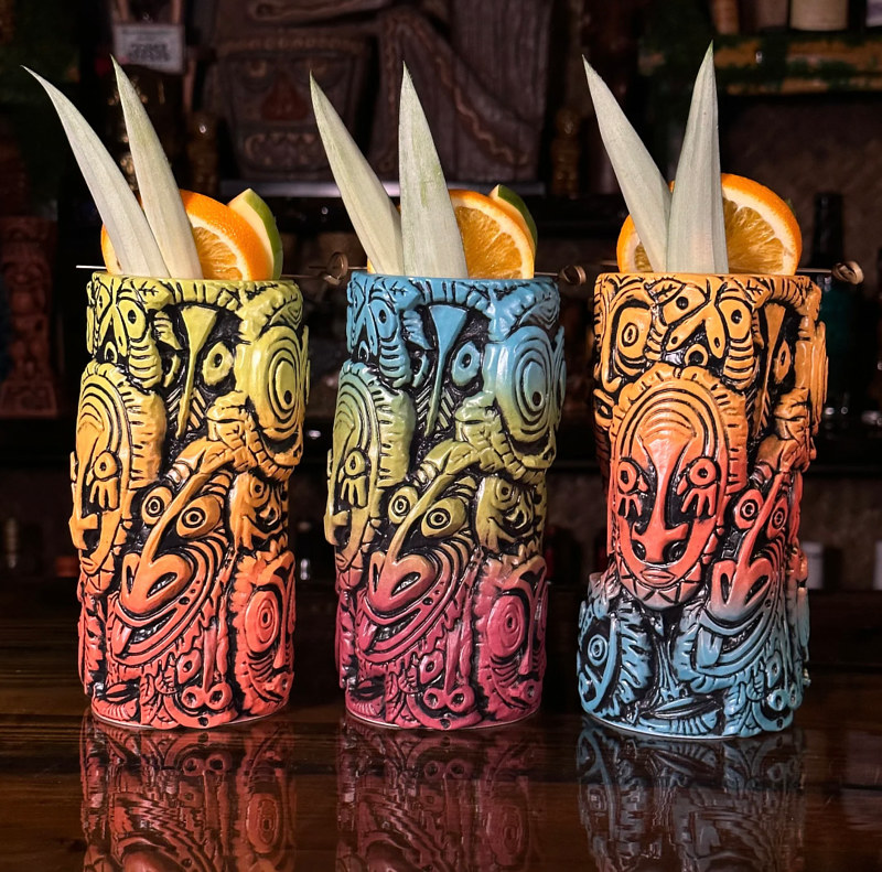 Crowded Hut mug (TikiLand Trading Co.) - Ken Ruzic - Paintings,Drawings ...