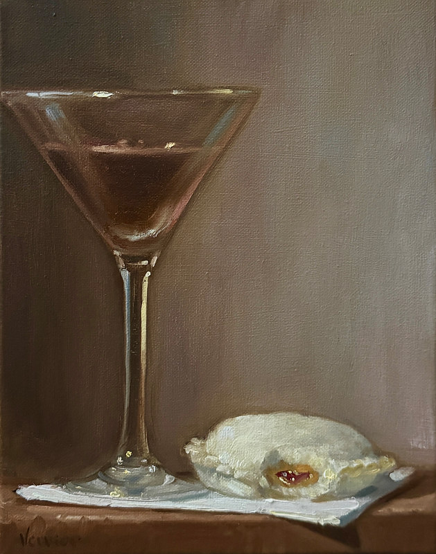 "Espresso Martini and Uncrustable" LG 18x24 - Noah Verrier - Oil Paintings