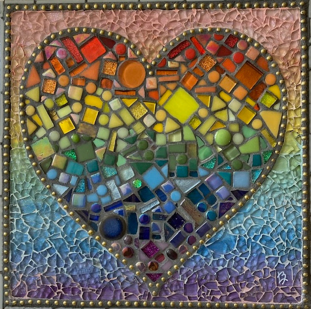 Hope in Bloom - Linda Biggers - Mixed Media and Eggshell Mosaics