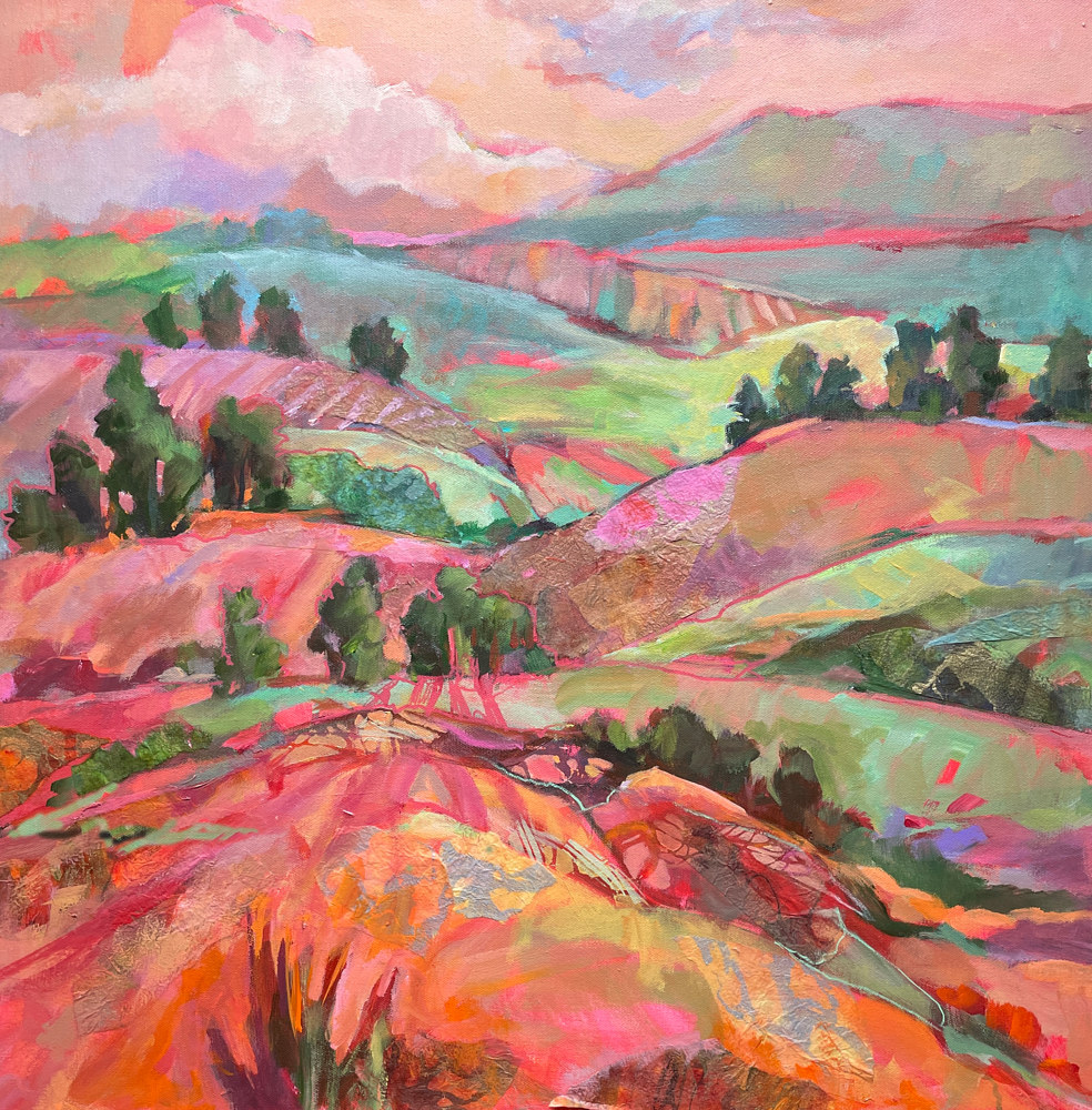 Liquid Pool - Marty Husted Contemporary Paintings