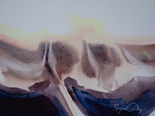 Rayne Tunley, Unseen Wonders, 5.25in x 7in, Watercolour - Rayne Tunley ...
