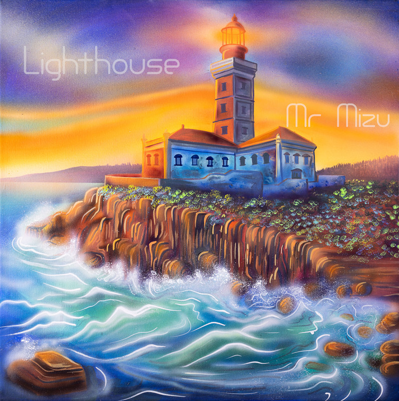 Lighthouse - Mr. Mizu - Loud Paintings & Colorful Music - Denver Colorado