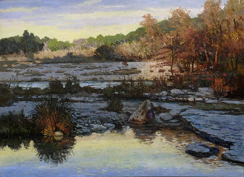 Frio late afternoon, 36"x48", 2025 - David Caton