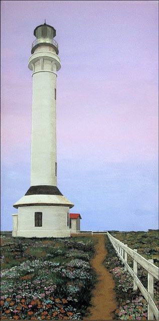 Point Arenas Lighthouse - Kathryn Phebus - Artist