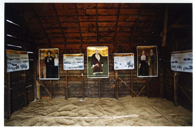 view inside the granary - Belinda Harrow - Artist