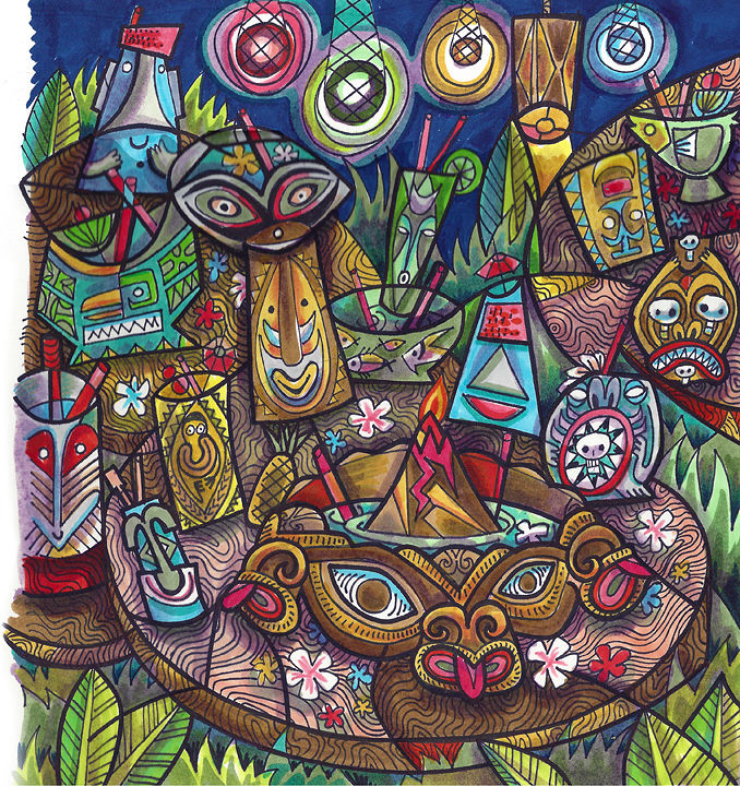 the New Arrival - Ken Ruzic - Paintings,Drawings,Ceramics,Pyrography ...