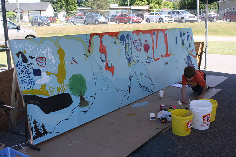 mural/banner - Sharon Hunter Artist