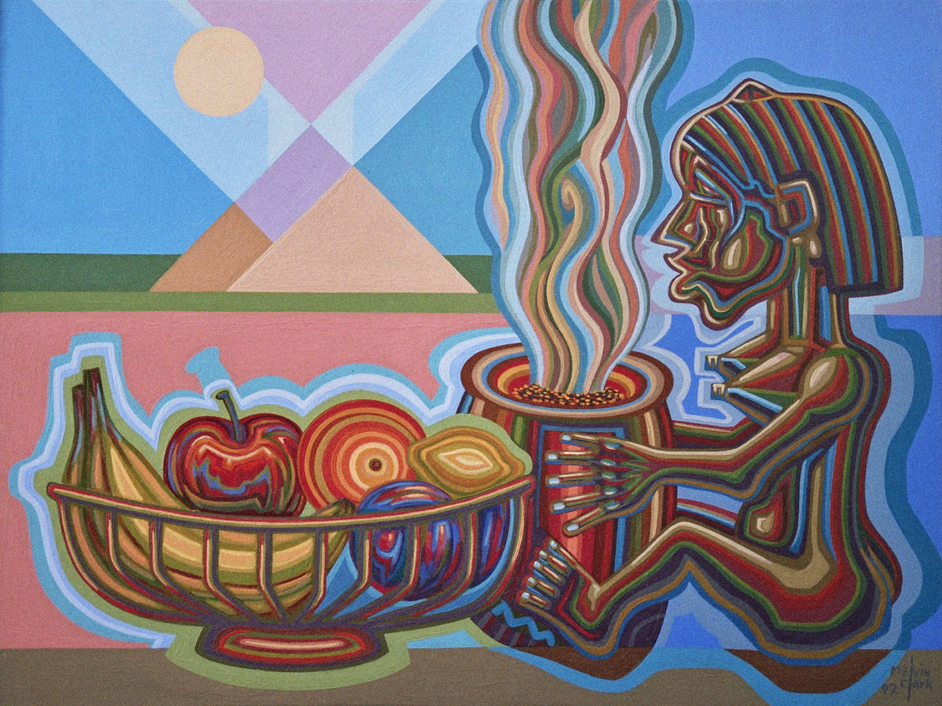 "Food For The Spirit" - Melvin Clark - Fine Artist
