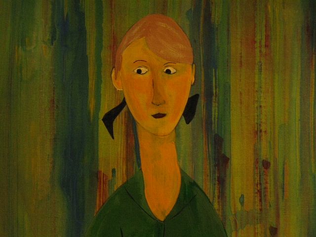 Long-neck Woman - Barry Scanlan - Art
