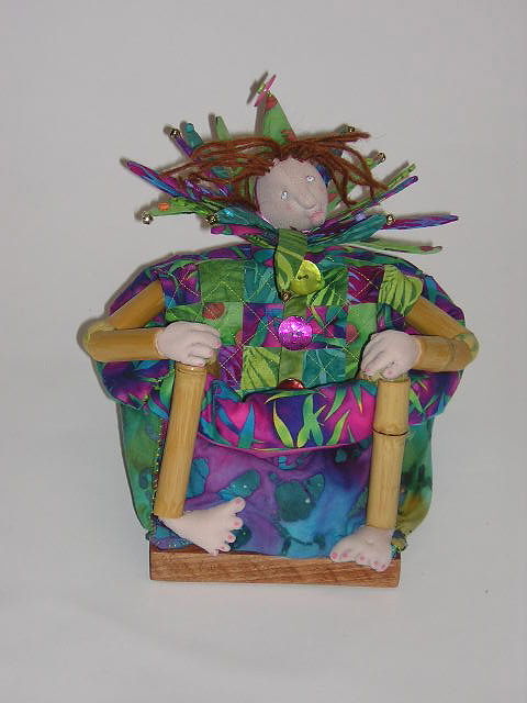 Bamboo Man in a Bamboo Box - Alison Lang - Artist