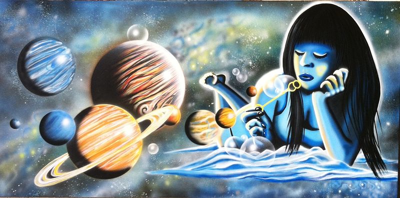 Miss Universe - Mr. Mizu - Loud Paintings & Colorful Music - Denver ...