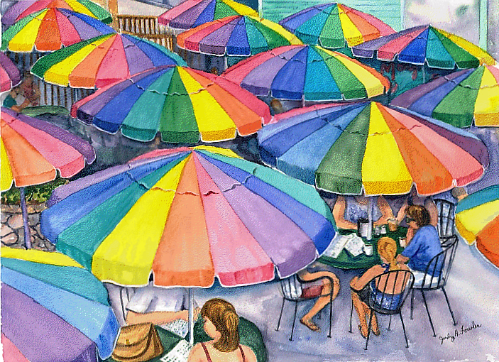 Original watercolors by Judy H. Fowler