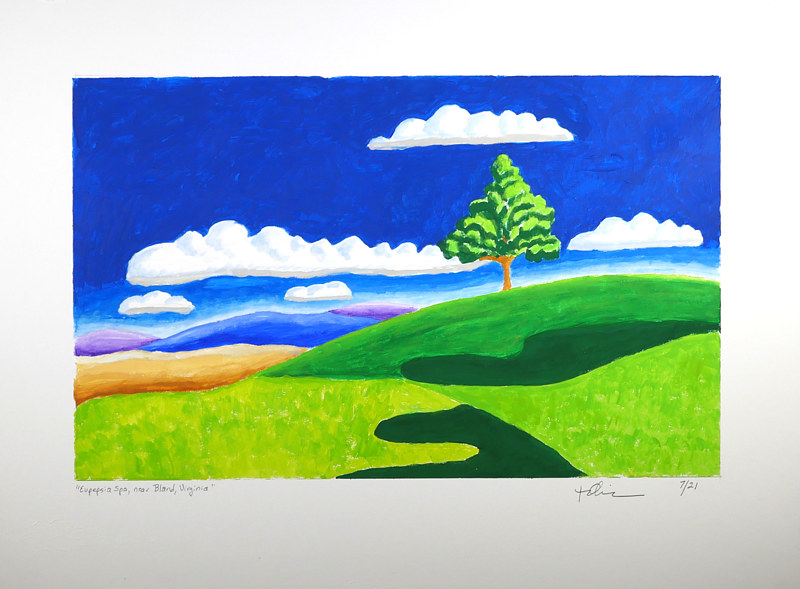 A Cocked Eye--Art by Tom Diaz